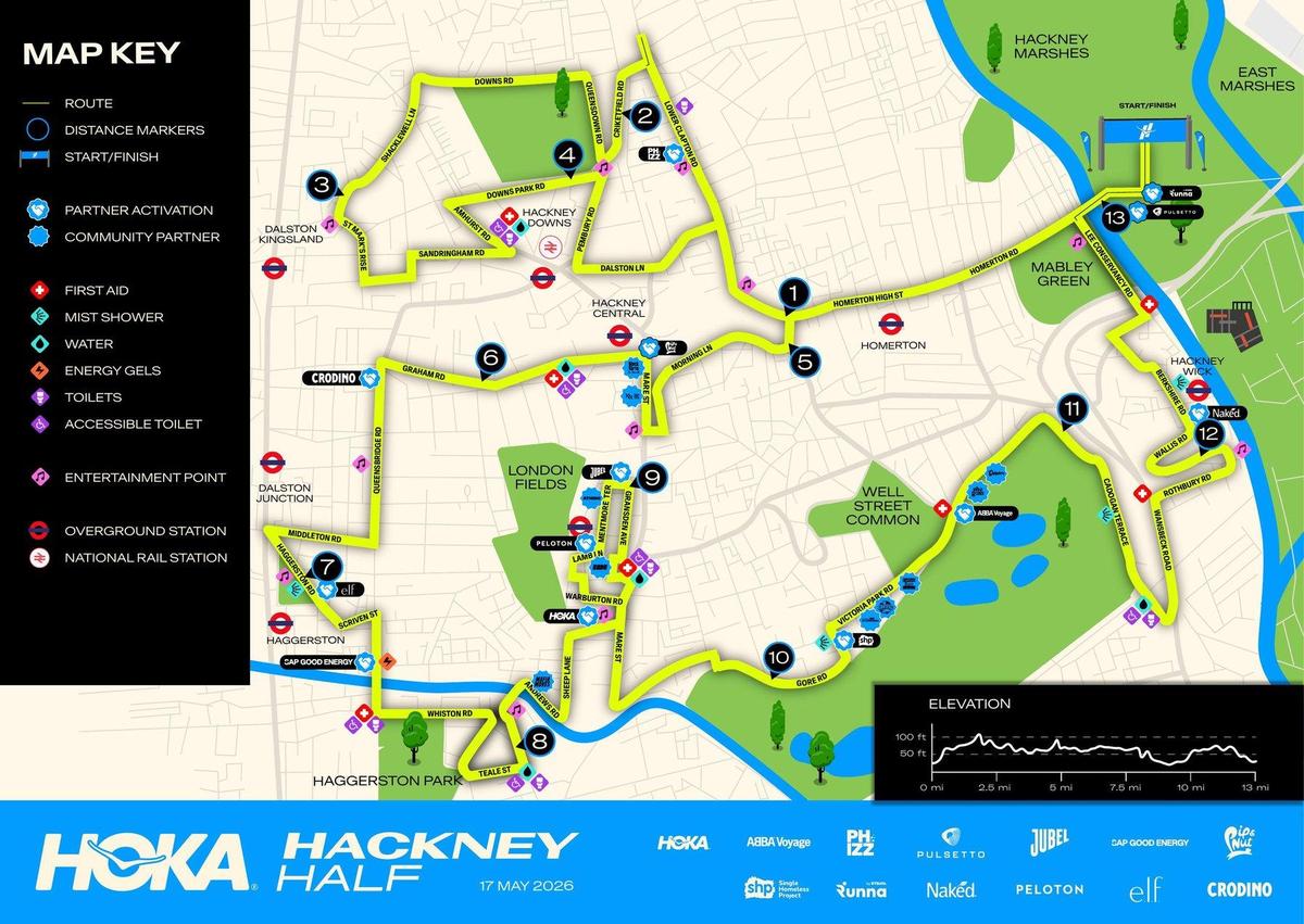HOKA Hackney Half 2026 - Race Day Guide